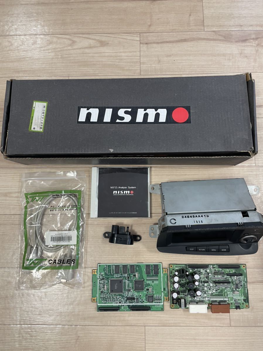 NISMO ニスモ MFD SET マルチファンクションディスプレイNISMO仕様拡張キット 2371A-RSR48-V 詳細不明ジャンク扱い ...