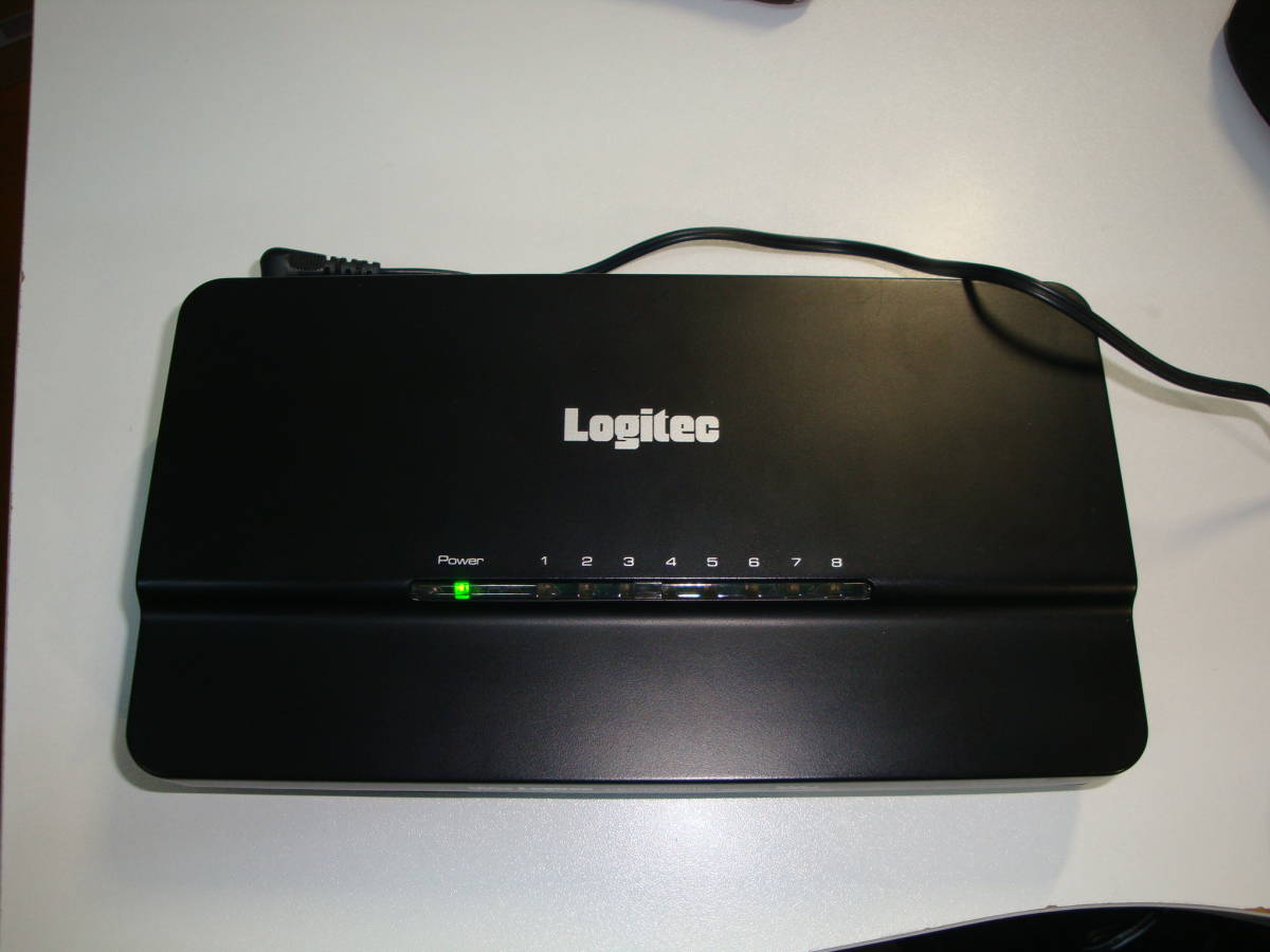 エレコム/ロジテック 8ポート ギガビット スイッチングハブ 黒 LAN-GSW08/PCE7 ELECOM/Logitec Gigabit(イーサネットハブ)｜売買されたオークション情報 ...