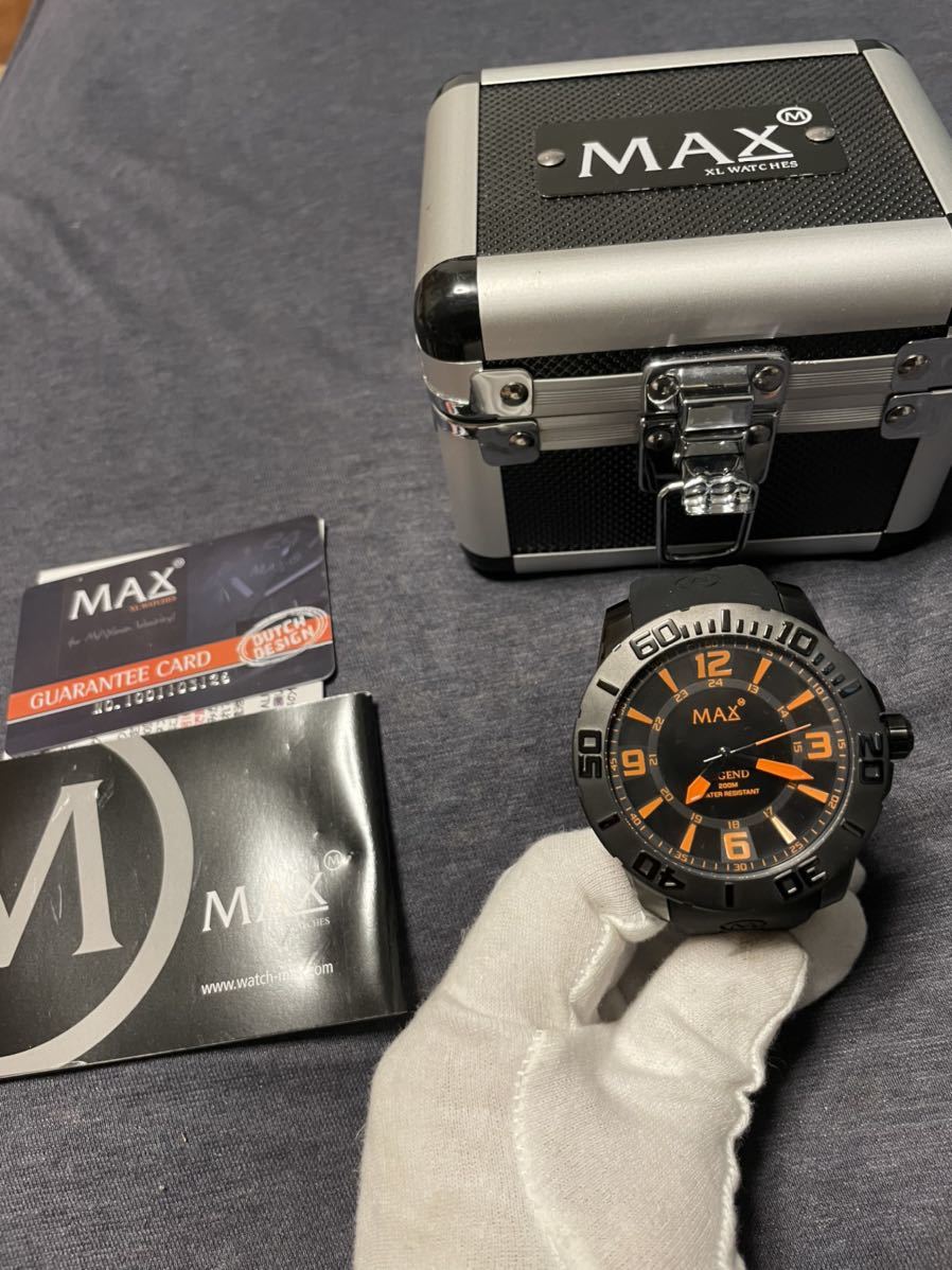 メンズ腕時計 マックス 腕時計 MAX XL WATCHES The Legend オールブラック5-MAX611(アナログ（クォーツ式 ...