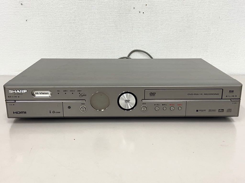 804m3 SHARP シャープ デジタルハイビジョンレコーダー DV-HRD30 2005年製 HDD DVDレコーダー(HDD内蔵)｜売買 ...