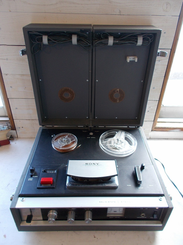 T1403 SONY ソニー STEREO CENTER SOLID STATE TC-230 TAPECORDER 通電OK(オープンリール ...
