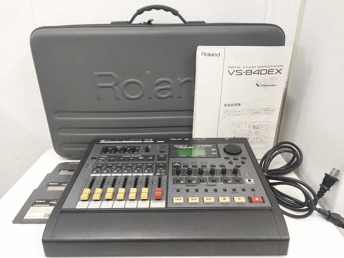 通電 Roland/ローランド ボス VS-840GX デジタルスタジオワークステーション MTR Zip/3枚付 V.Studio ...