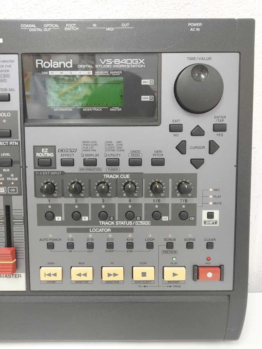 通電 Roland/ローランド ボス VS-840GX デジタルスタジオワークステーション MTR Zip/3枚付 V.Studio ...