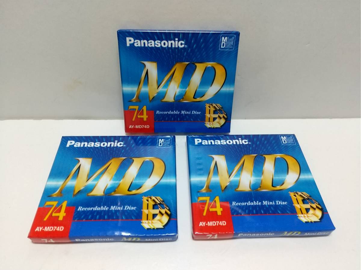 3枚 Panasonic MiniDisc 74分 日本製 ミニディスク AY-MD74D 記録メディア(記録媒体)｜売買されたオークション ...