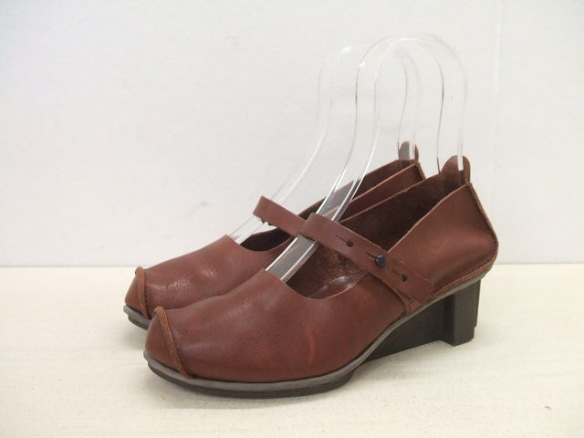 2-0818G trippen tidy cotto-waw xo smg タイディ 保存箱付 レザーストラップシューズ サイズ36 パンプス ブラウン トリッペン 199463(トリッペン ...