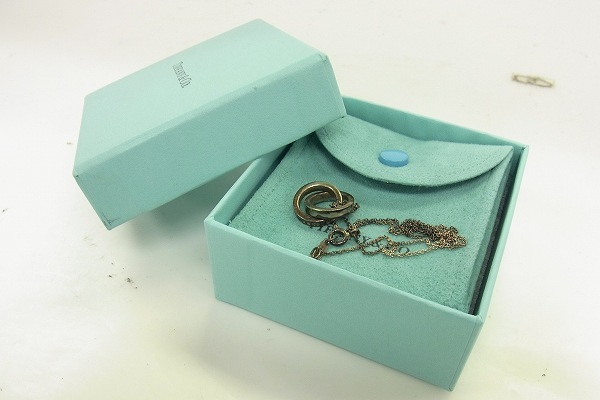 A098-A2-148 TIFFANY＆CO. ティファニー レディース アクセサリー SILVER 925 ネックレス 長さ約40cm 箱 ...