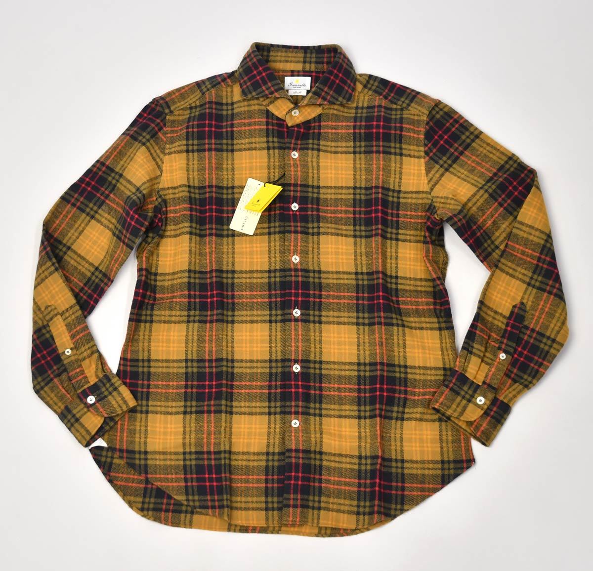 ジャンネットGiannettoチェックネルシャツ44イエローSlim fit(XLサイズ以上)｜売買されたオークション情報、yahooの商品情報をアーカイブ公開 - オークファン（aucfan ...
