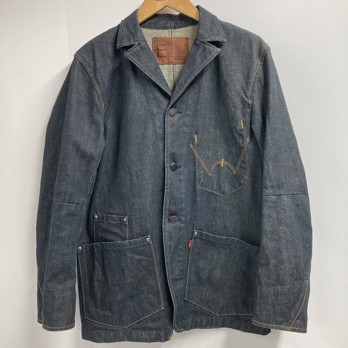 EDWIN E-FUNCTION デニムジャケット ジージャン(ジャケット、上着)｜売買されたオークション情報、yahooの商品情報をアーカイブ公開 - オークファン（aucfan.com）