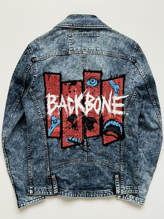 バックボーン BACKBONE 17AW バック ロゴ ダブル デニム ライダース L(バックボーン)｜売買されたオークション情報、yahooの商品情報をアーカイブ公開 - オークファン ...