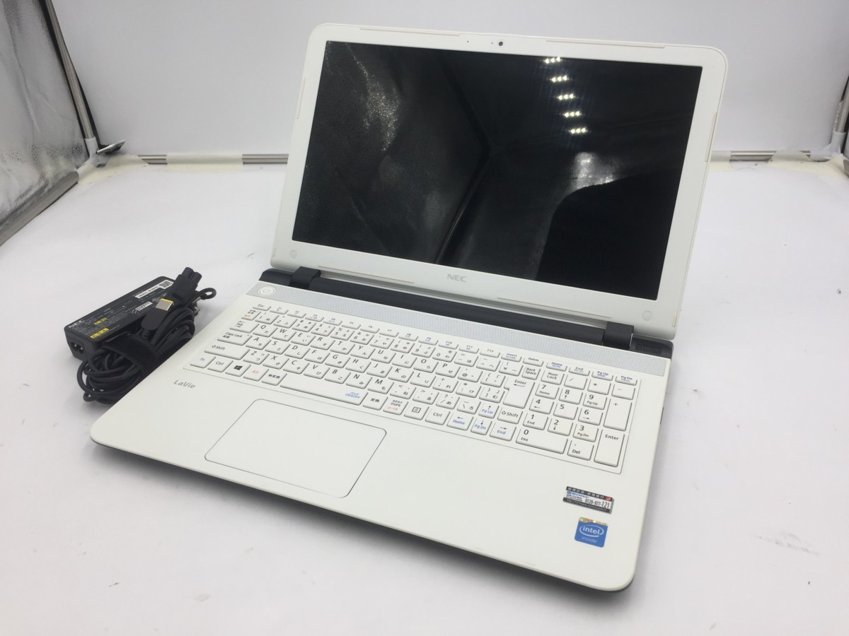 NEC エヌイーシー ノートPC/Celeron-2957U/HDD 500GB PC-LE150T2W-H2 Blanccoにて消去済み ...