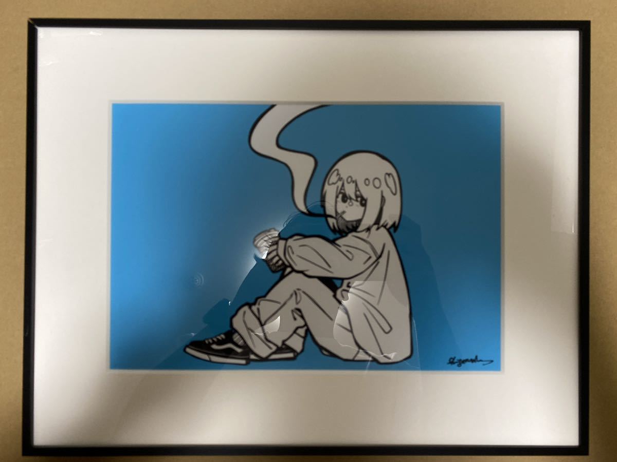 激レア シゲマツ print ED10 青 検 KYNE KAWS backsideworks hime 村上隆 花井祐介 山口歴 ロッカクアヤコ banksy kaws 奈良美智(シルクス ...