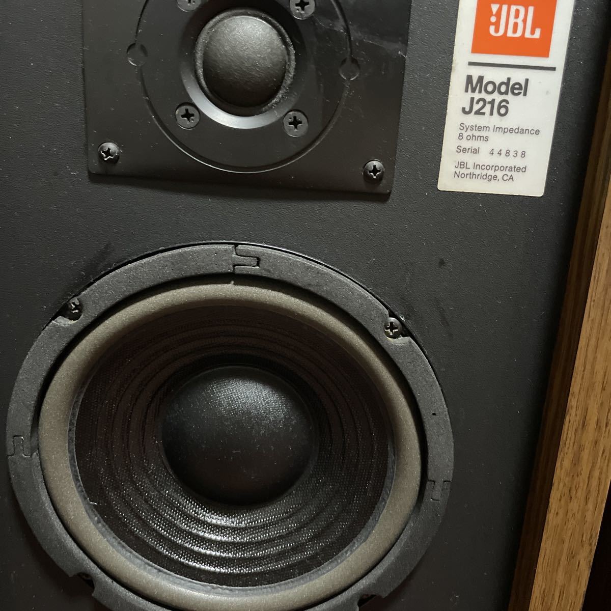 JBL J216 ペア made in USA 良好品(スピーカー本体)｜売買されたオークション情報、yahooの商品情報をアーカイブ公開 - オークファン（aucfan.com）
