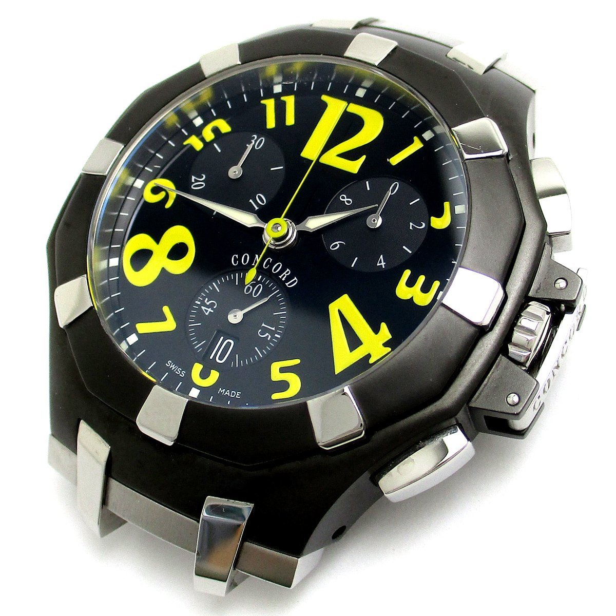 1円 コンコルド サラトガ クロノグラフ ゼブラ メンズ 14.C5.1892.1 時計 クォーツ CONCORD SARATOGA クロノ(コンコルド)｜売買されたオークション情報 ...