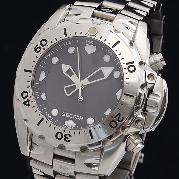 1円 正規品 保証書/コマ3付き セクター AT 600 デジアナ 黒文字盤 メンズ腕時計 A0277139(セクター)｜売買された ...