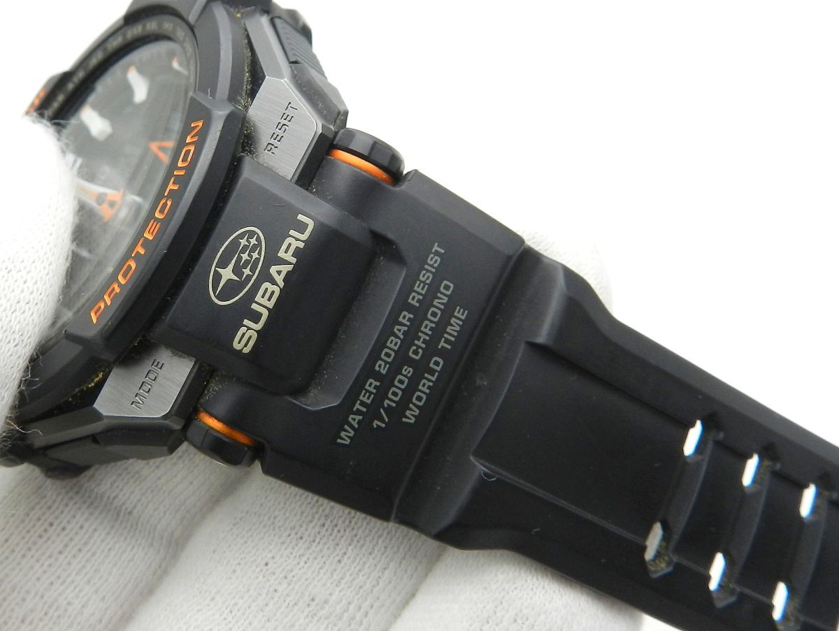 1円スタート 腕時計 CASIO カシオ SUBARU スバルコラボ G-SHOCK 5087 GW-4000 電波ソーラー スカイ ...