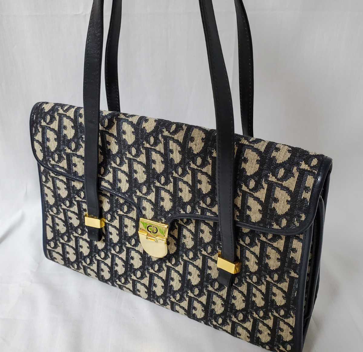 ジャンク品 Christian Dior ディオール トロッター ハンドバッグ ネイビー ヴィンテージ CDロゴ 現状品 ma-00(トロッター)｜売買されたオークション情報、yahooの商品 ...