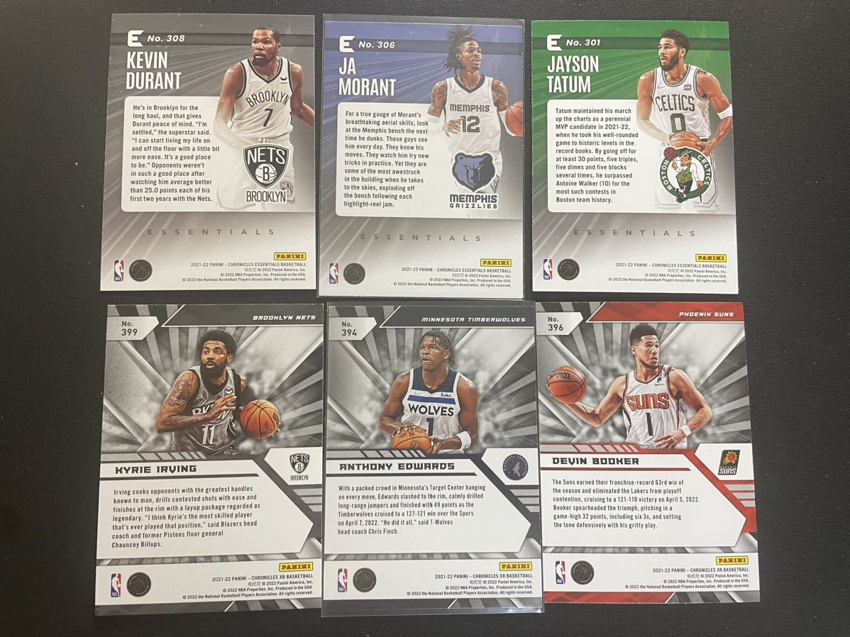 2021 Chronicles Card SET NBAカード Anthony Edwards Kyrie Irving Devin ...