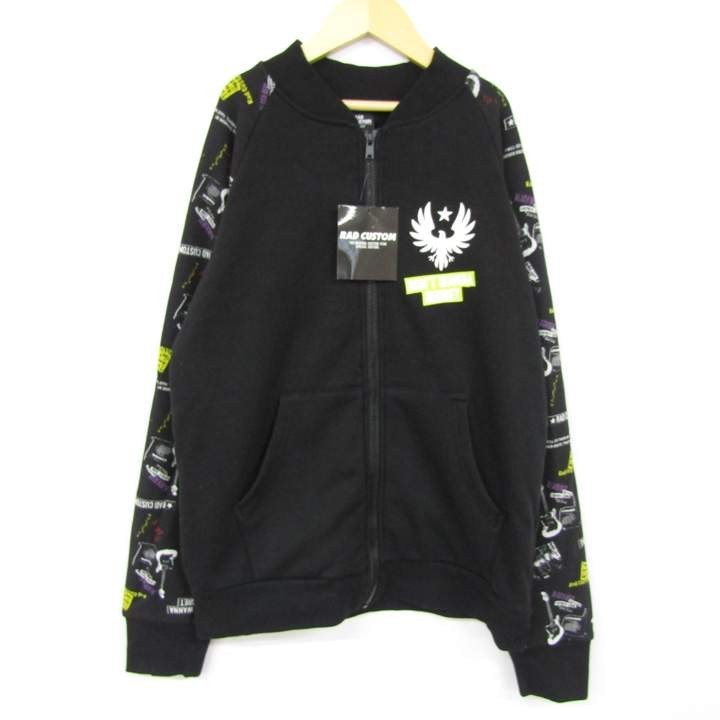 ラッドカスタム ジップトレーナー スウェット 袖プリント 男の子用 160サイズ 黒 キッズ 子供服 RAD CUSTOM(160（155cm～）以上)｜売買されたオークション情報、yahoo ...