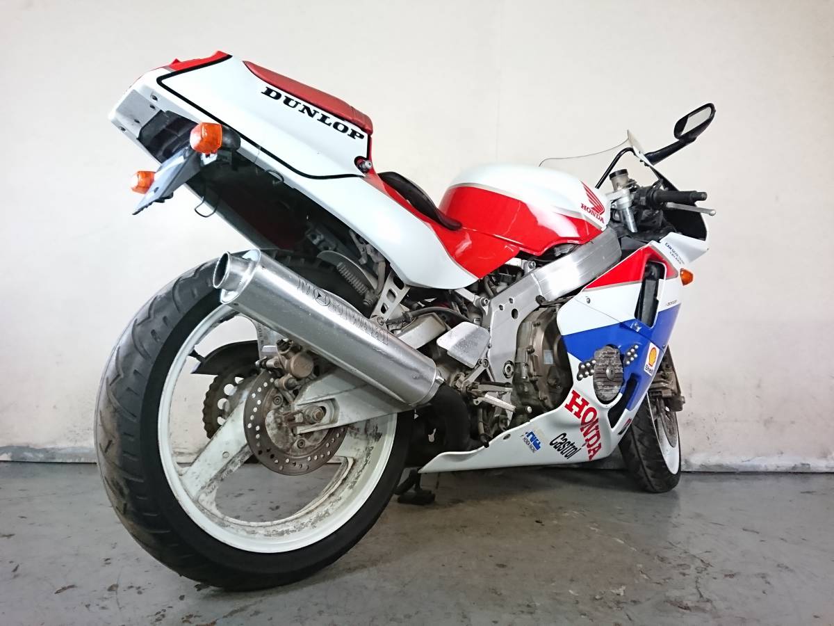 HONDA CBR400RR NC23 1円スタート E/G始動OK 部品取りにはもったいない レストアベース 鍵有/書類無 旧車 モリワキ ...