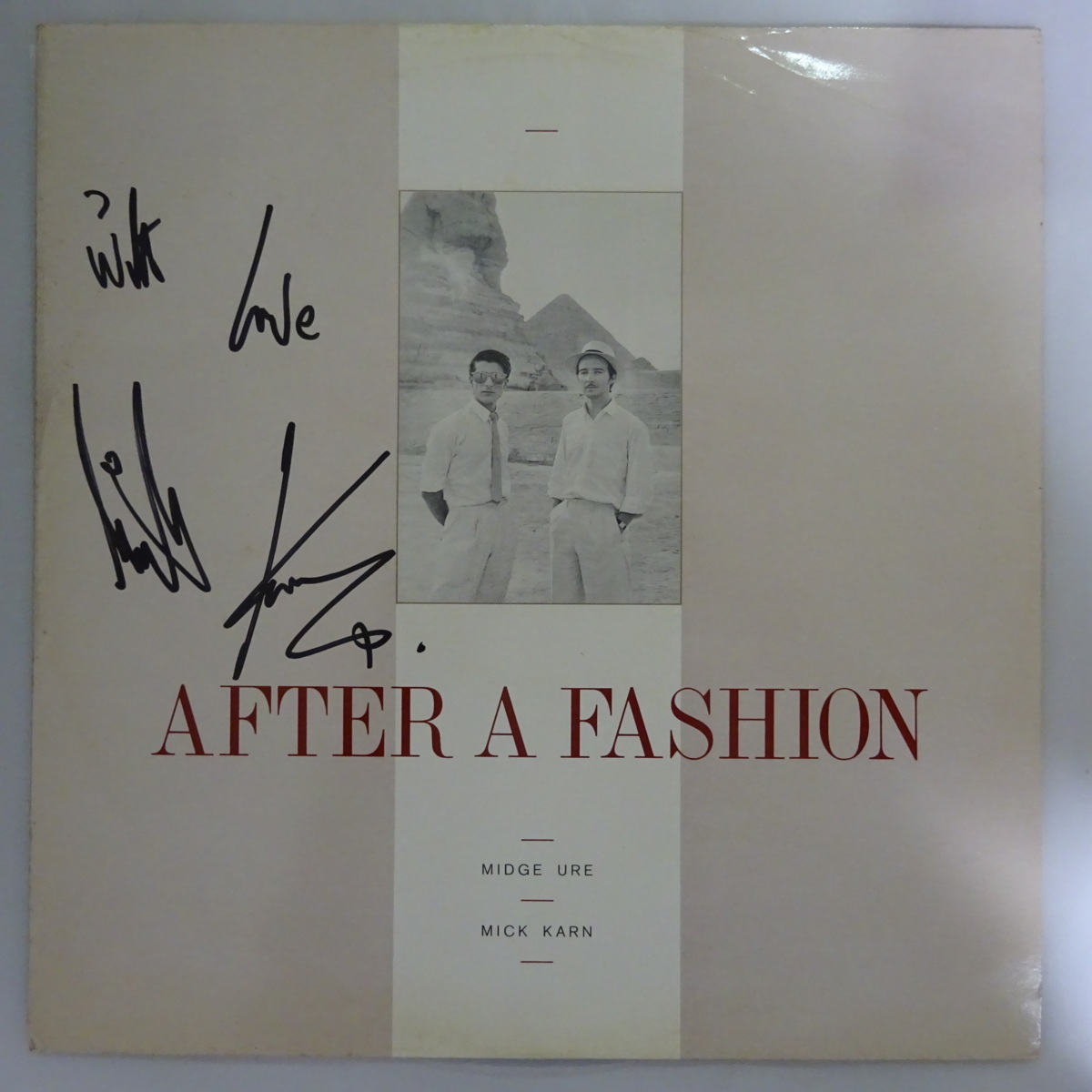 13068955; UKori/ミック カーン直筆サイン入り Midge Ure & Mick Karn / After A Fashion ...