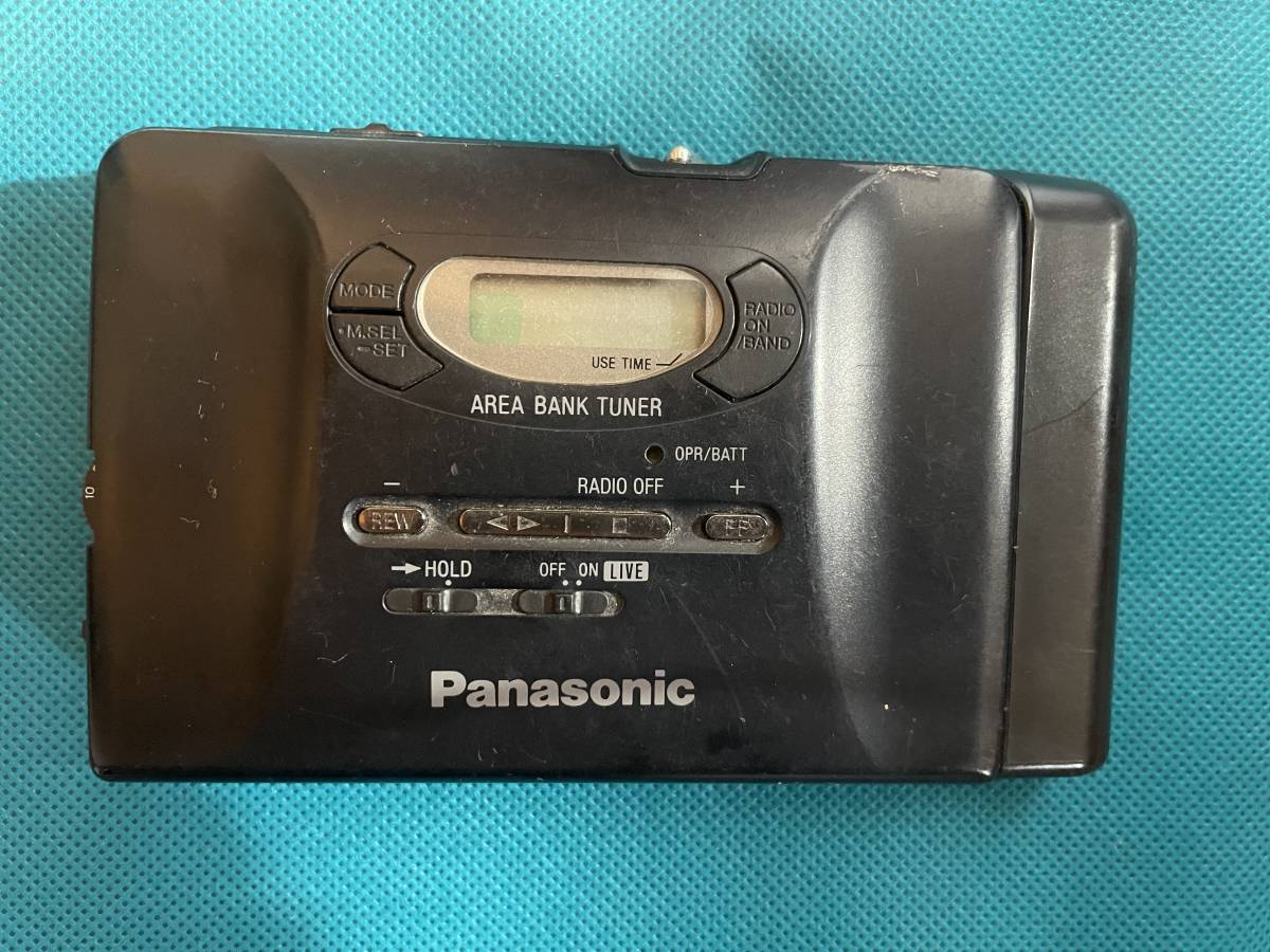 1000円スタート Panasonic パナソニック RQ-S40V ステレオカセットプレーヤー ポータブルカセットプレーヤー ラジオ AM ...