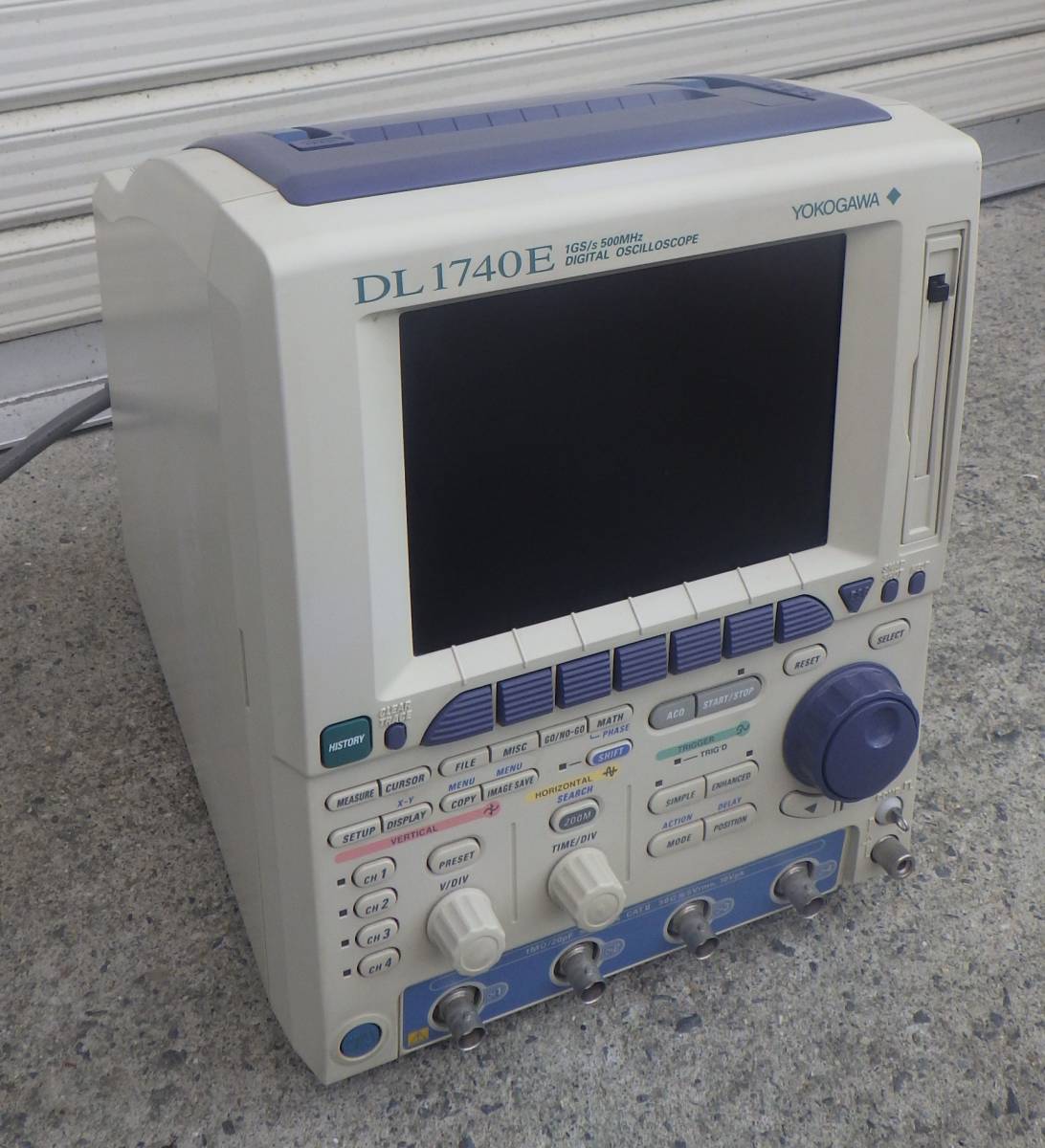 YOKOGAWA DL1740E DIGITAL OSCILLOSCOPE 1GS 4792 デジタルオシロスコープ 500MHZ s