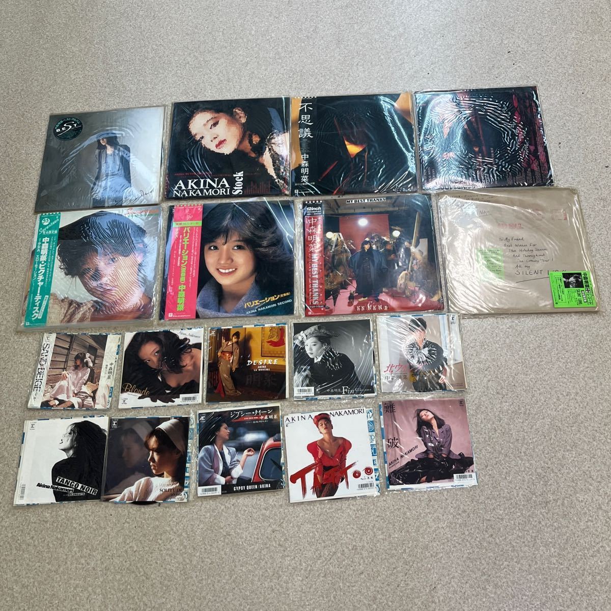 T1007 中森明菜 レコード まとめ EP LP ベストアルバム 完全限定盤SILENT LOVE 不思議 Stock DESIRE 少女A ...