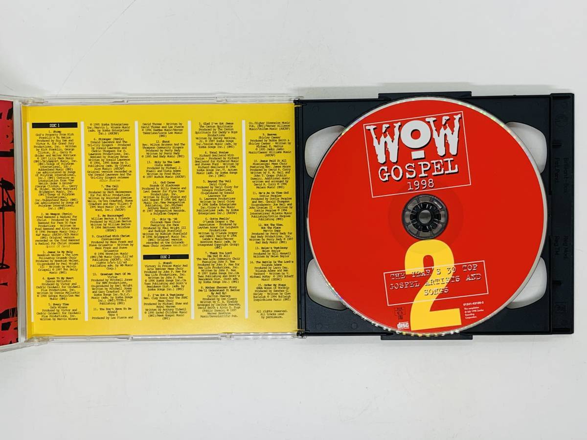 2CD WOW GOSPEL 1998 THE YEAR'S 30 TOP GOSPEL ARTISTS AND SONGS / ゴスペル ...