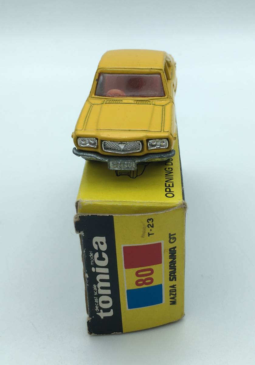 1/59 MAZDA マツダ SAVANNA GT サバンナ No80 TOMICA TOMY トミカ トミー 日本製 黒箱 当時物 絶版 ...
