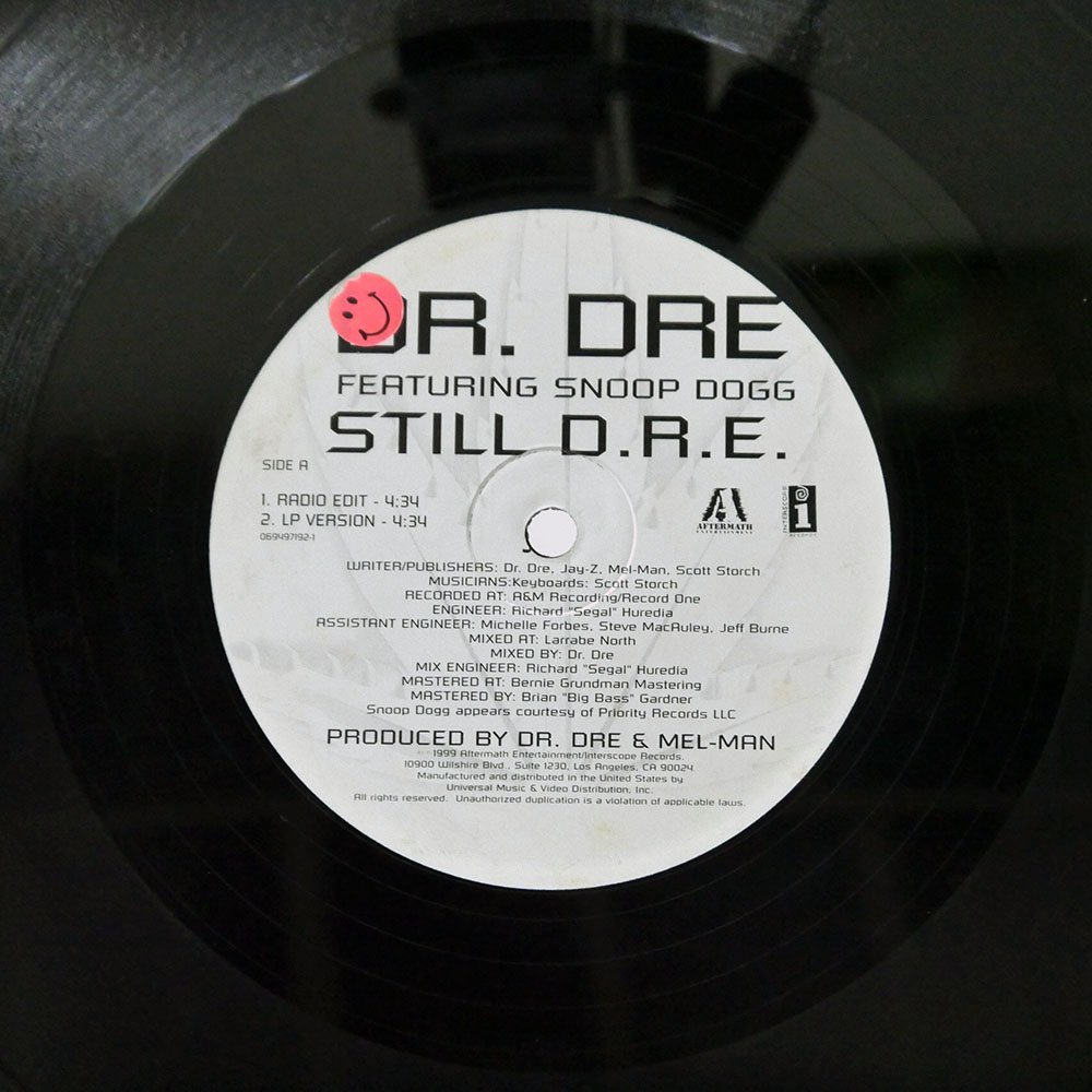 米 DR. DRE/STILL D.R.E./AFTERMATH/INTERSCOPE 069497192-1(ハウス)｜売買された ...