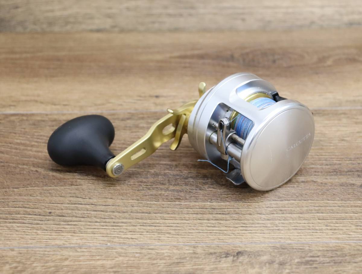 1円スタ SHIMANO/シマノ 13 CALCUTTA/カルカッタ 800F 右巻き 12-13年モデル 丸型ベイトリール 船釣/真鯛 ...