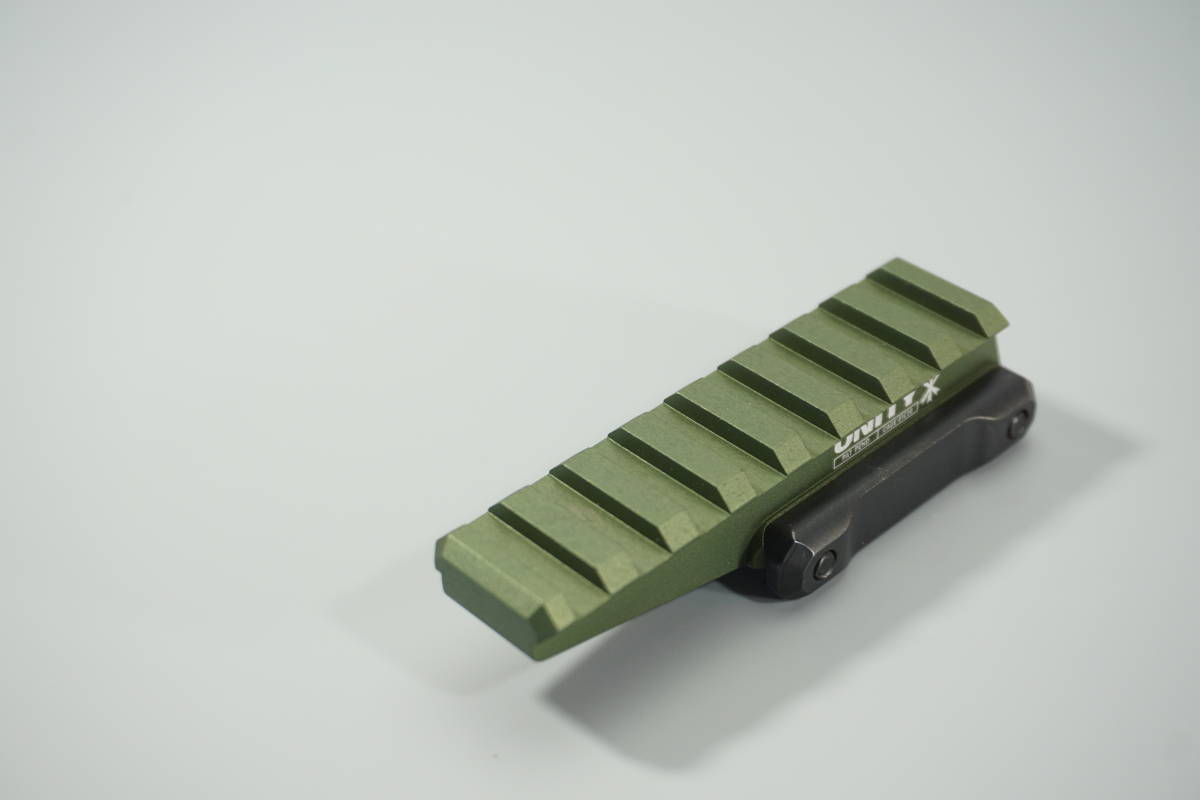 Unity Tactical Fast Optic Riser Mount グリーン OD GREEN Trijicon Leupold ...