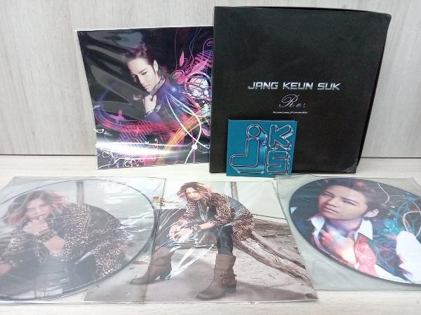 JANG KEUN SUK チャン グンソク RE: ピクチャーレーベル LP LIMITED BOX LP2枚 CD1枚 ピクチャー各11枚 ...