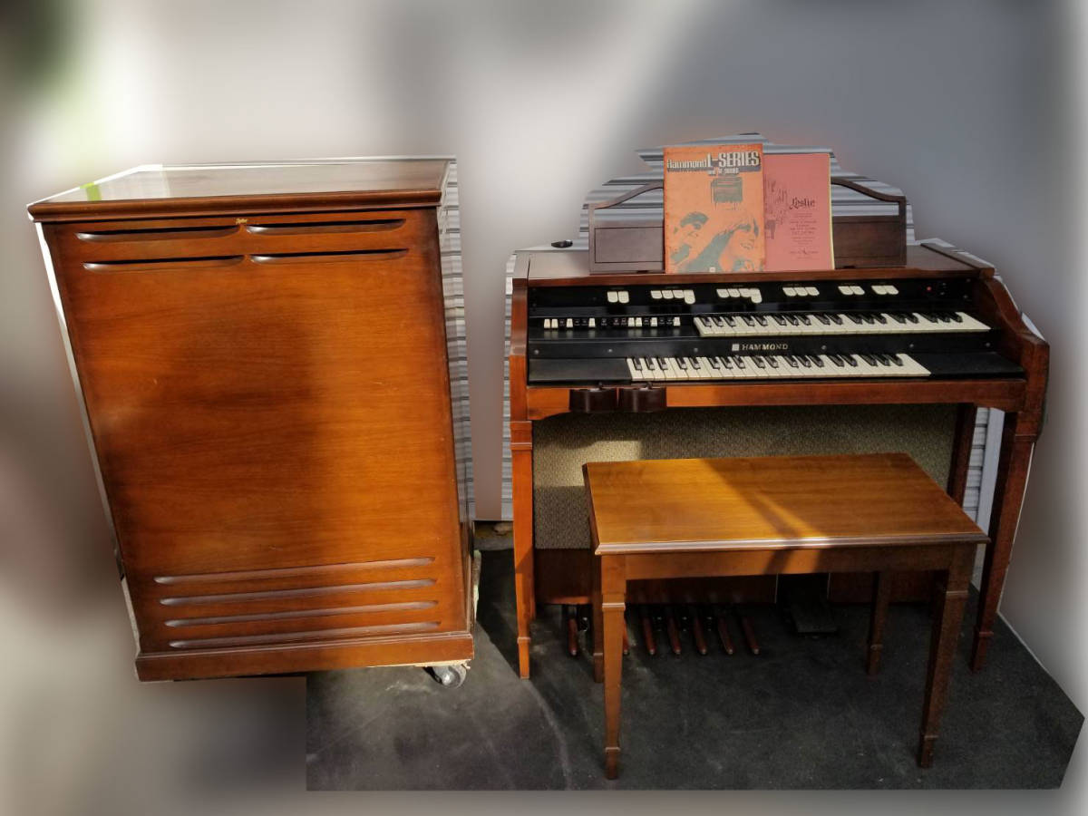 HAMMOND Organ L-112 ハモンド オルガン Leslie 147 レスリー スピーカー 鍵盤楽器 楽器 エリア限定 埼玉県川口 ...