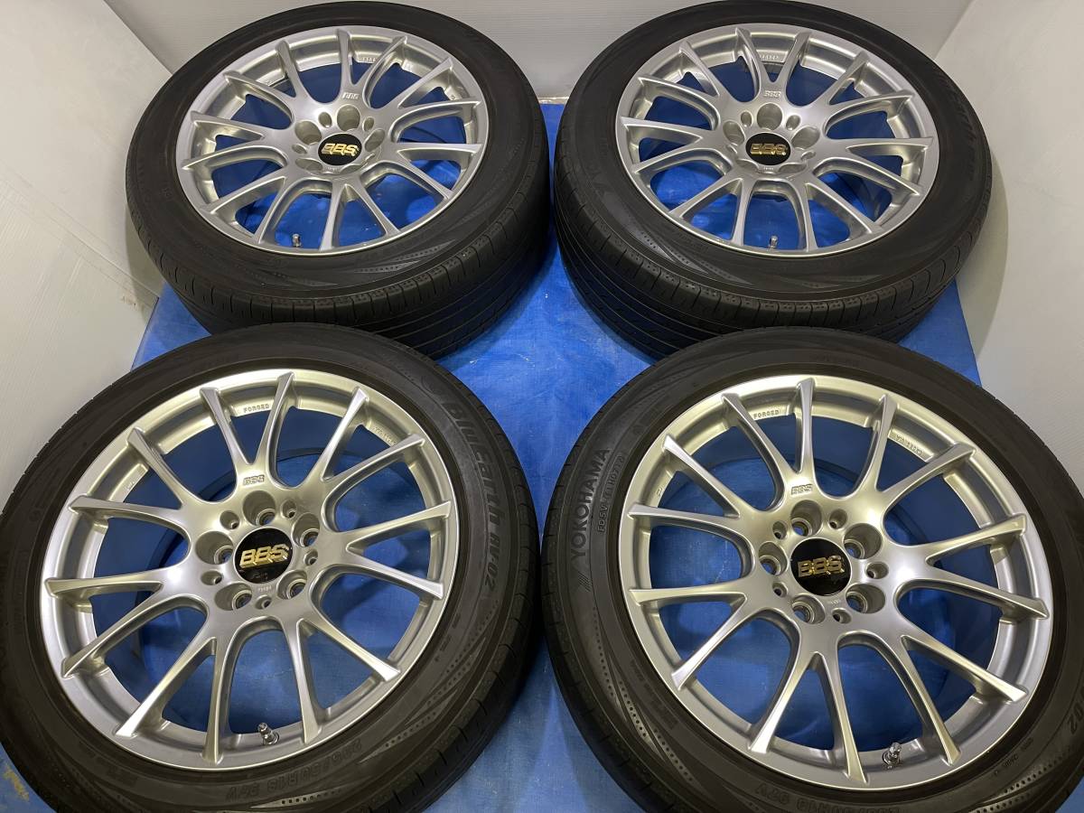 BBS鍛造RE-V RE059 18x8.5J+38_114.3/5横浜ブルーアースRV-02_235/50R18アルファードヴェルファイア ...