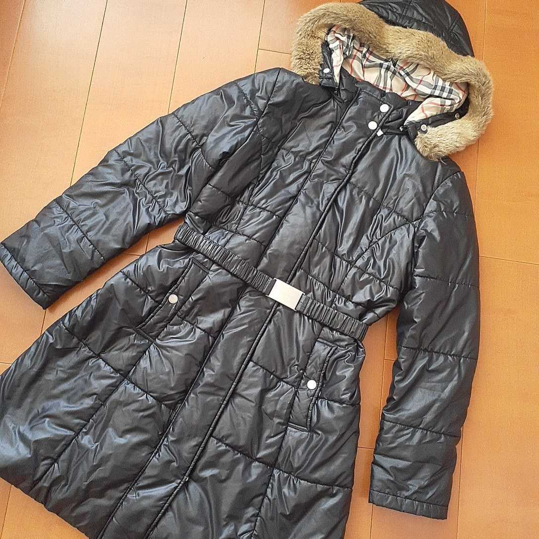 BURBERRY バーバリー コート 160cm ブラック ポリエステル綿入り(ジャケット、上着)｜売買されたオークション情報、yahooの商品情報をアーカイブ公開 - オークファン ...