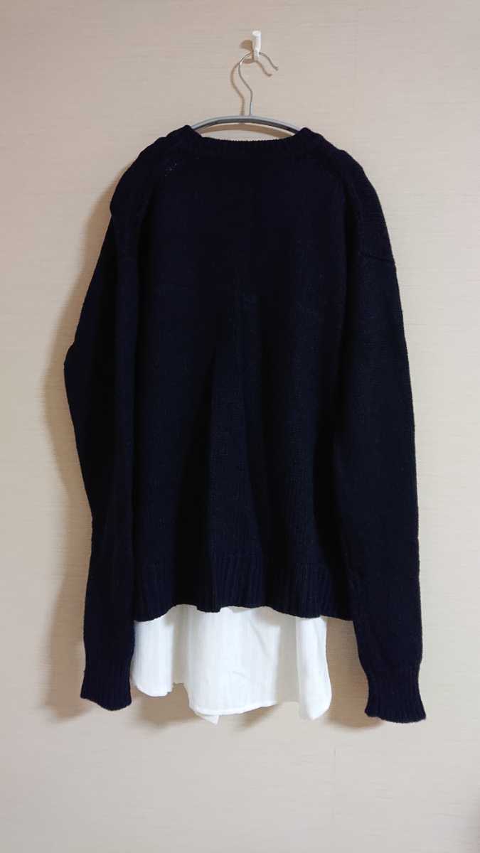 ehere iena クルーネックニット ネイビー プルオーバー シルク ウール(セーター)｜売買されたオークション情報、yahooの商品情報 ...