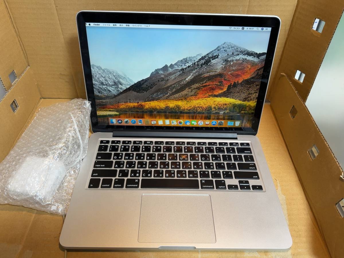 良品 Apple MacBook Pro Retina A1502 Mid 2014 Core i5-4278U/13.3インチ/Win10 ...