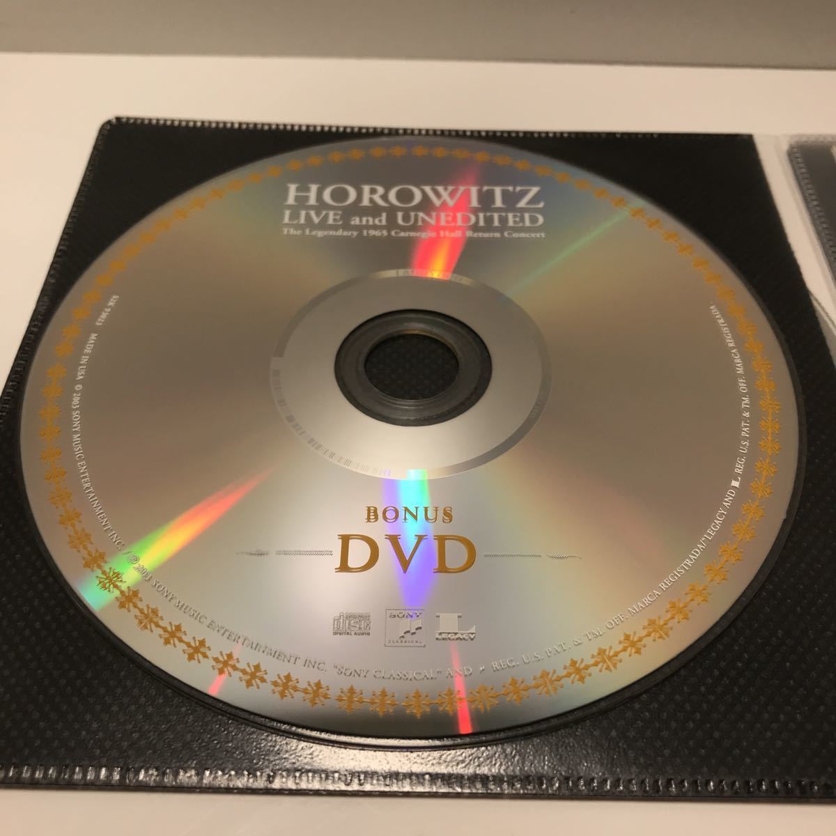 レア 2CD + DVD ライブ VLADIMIR HOROWITZ - LIVE and UNEDITED The Legendary ...