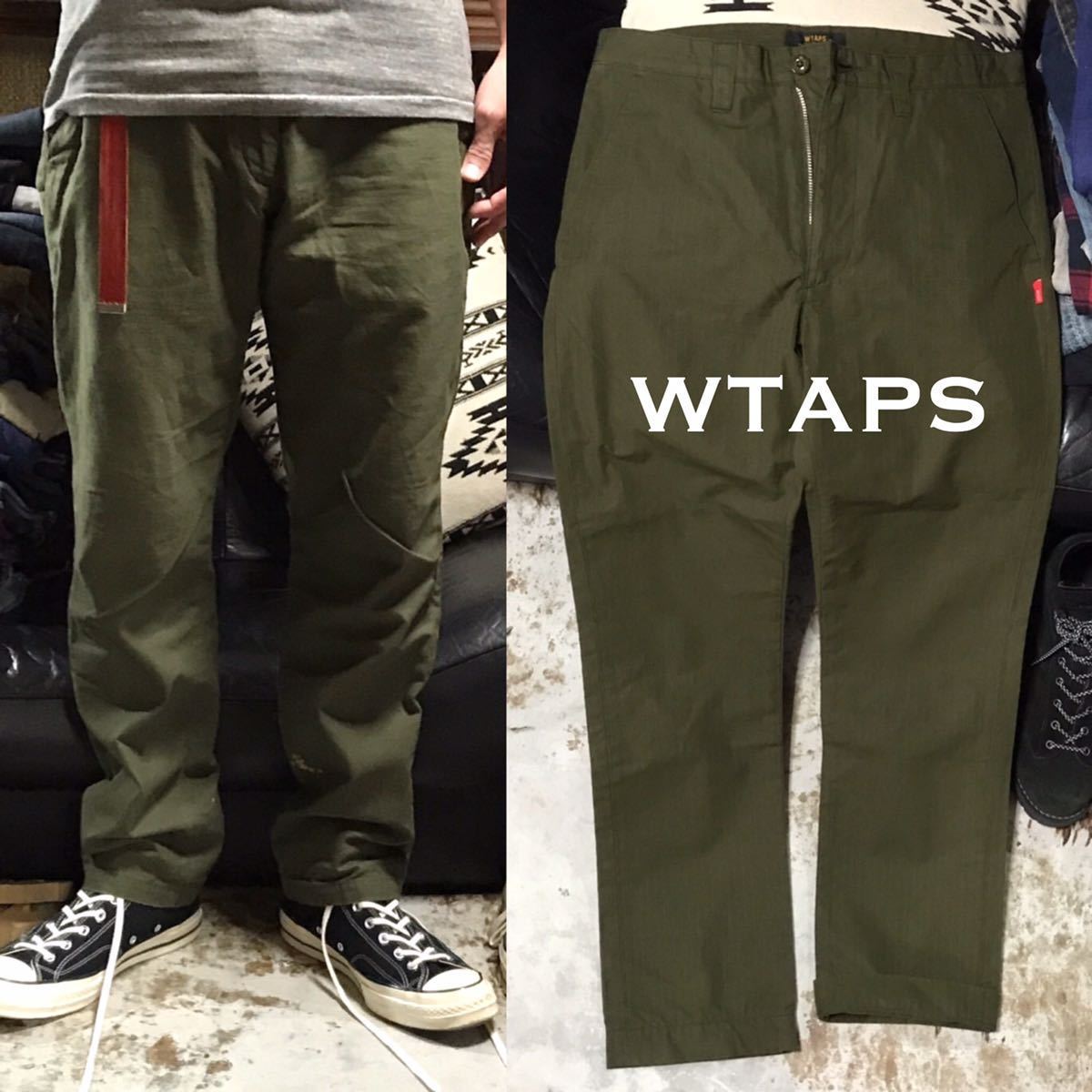 18SS／ レアモデル 1円／M WTAPS ミリタリーワークチノパンツ ダブルタップス KHAKI RIPSTOP ネイバーフッド WTVUA カーキ(ボトムス)｜売買されたオークション情報 ...
