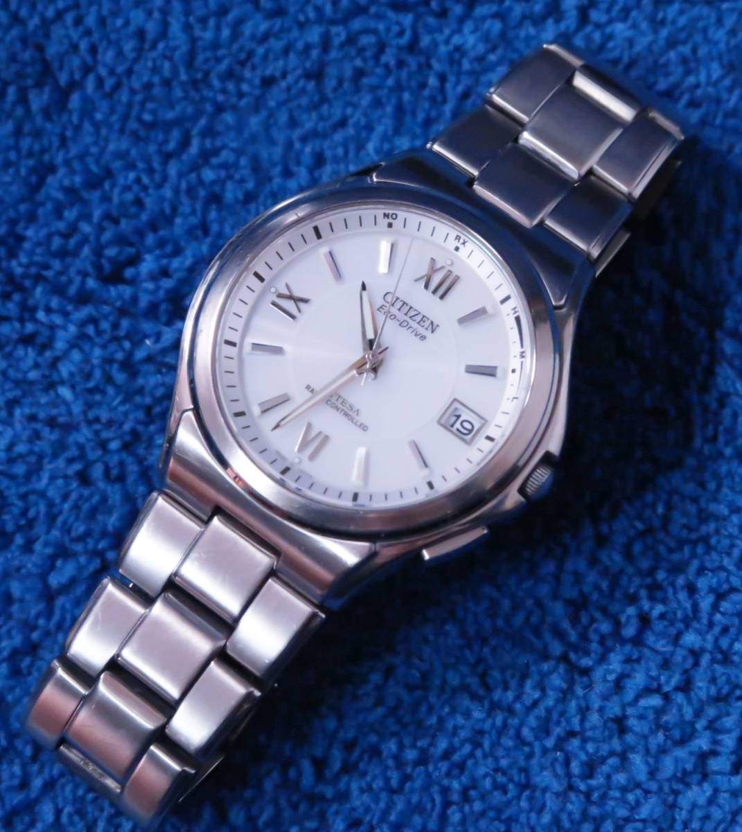 シチズン アテッサ 電波ソーラー チタン メンズ腕時計 ATD53-2841 完全(アテッサ)｜売買されたオークション情報、yahooの商品情報をアーカイブ公開 - オークファン（aucfan ...