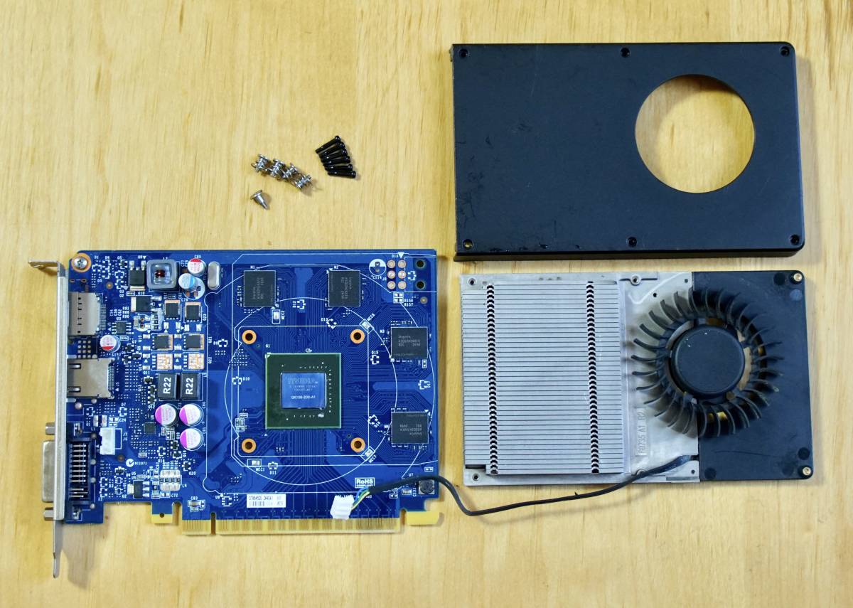 静音 nVIDIA GT640＜GTX645＞ GDDR5 1GB 4K Metal対応 EFI GPUクロック824MHz 2008 ...