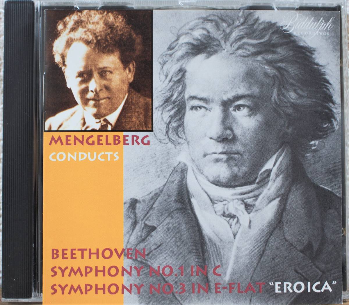 メンゲルベルク MENGELBERG CONDUCTS BEETHOVEN:SYMPHONY No.1 No.3 "EROICA" BIDDULPH WHL 020(交響曲)｜売買された ...