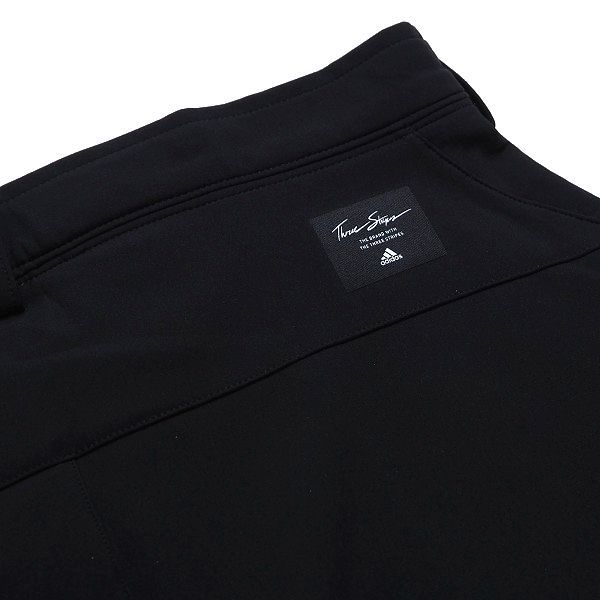 N907 adidas アディダス 秋冬 裏起毛 ストレッチ ゴルフパンツ 保温 裏フリース ベルトループ 耐水加工 O ブラック(86cm ...