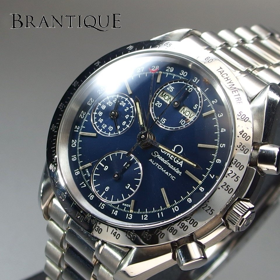 クロノ タキメーター機能 OMEGA オメガ スピードマスター 3523.80 自動巻き オートマティック SS スモセコ メンズ 腕時計 ...