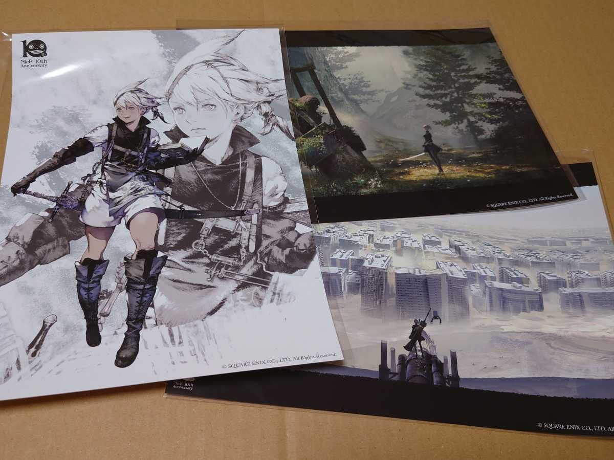 NieR Automata Replicant ニーアオートマタ ニーアレプリカント 10周年記念くじ ポスター ニーア 少年 2B(その他 ...