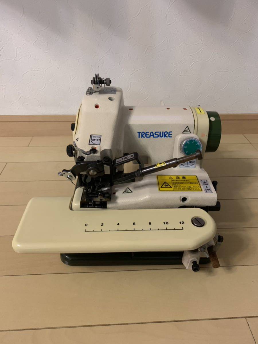 動作未確認 現状品 奈良ミシン TREASURE トレジャー BM-500FS TMC-10 工業用 すくい縫いミシン(本体)｜売買された ...