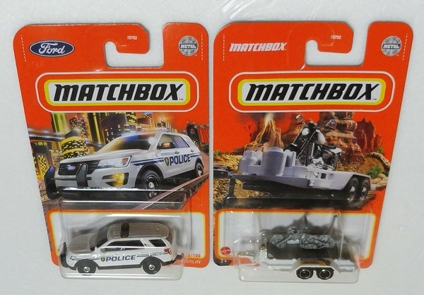 MATCHBOX 2016 FORD INTERCEPTOR UTILITY & MBX CYCLE TRAILER(マッチボックス)｜売買さ ...