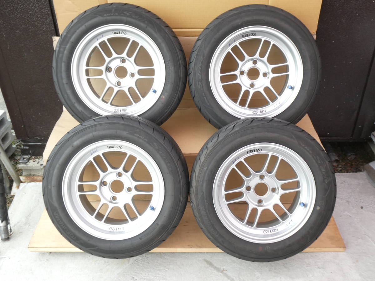 エンケイ RPF1 i r f 14インチ 7J +19 PCD100 4穴 185/60R14 ENKEI NA NB ロードスター 4本 ...