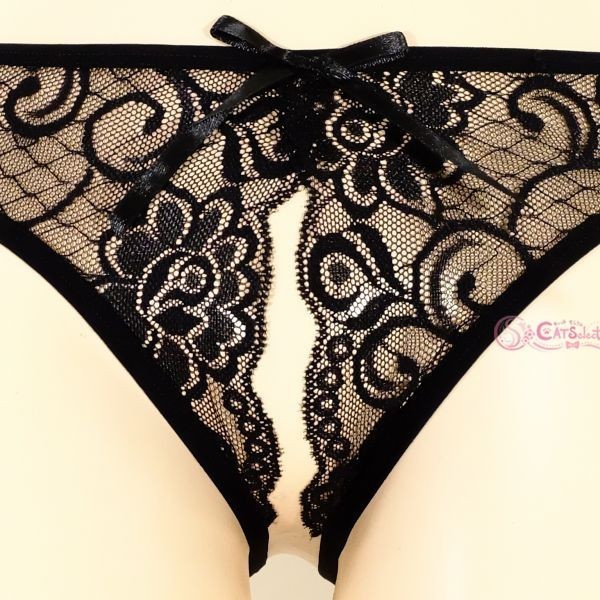 CATSelect oバック オープンクロッチ ショーツ 穴あき 股開き 股割れ oフロント 極小 下着 セクシーランジェリー 過激 o35 ブラック F(Tバック)｜売買されたオークション ...